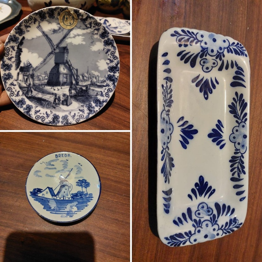 Collection of Delft Plates (3 Pieces) JuggleBee